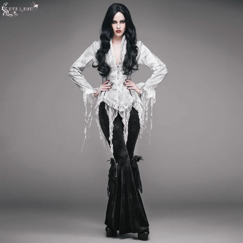 'Emma' Gothic Regency Era Inspired Top – DevilFashion Official