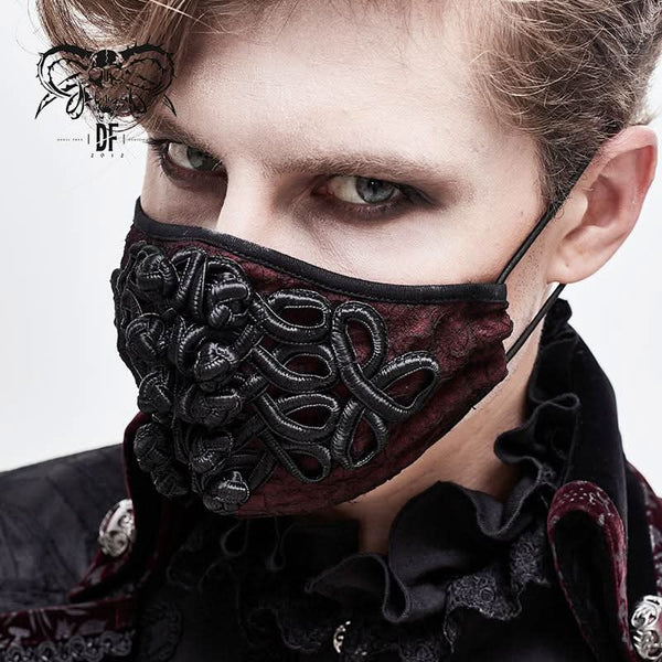 'Feng Shui' Gothic Chiffon Mask – DevilFashion Official